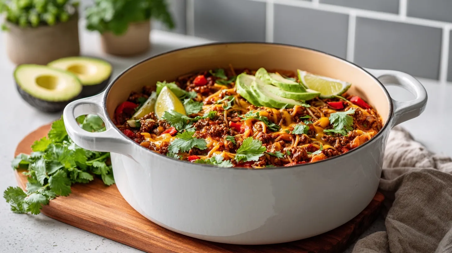 One Pot Taco Spaghetti: How to Make a Delicious Mexican-Inspired Meal