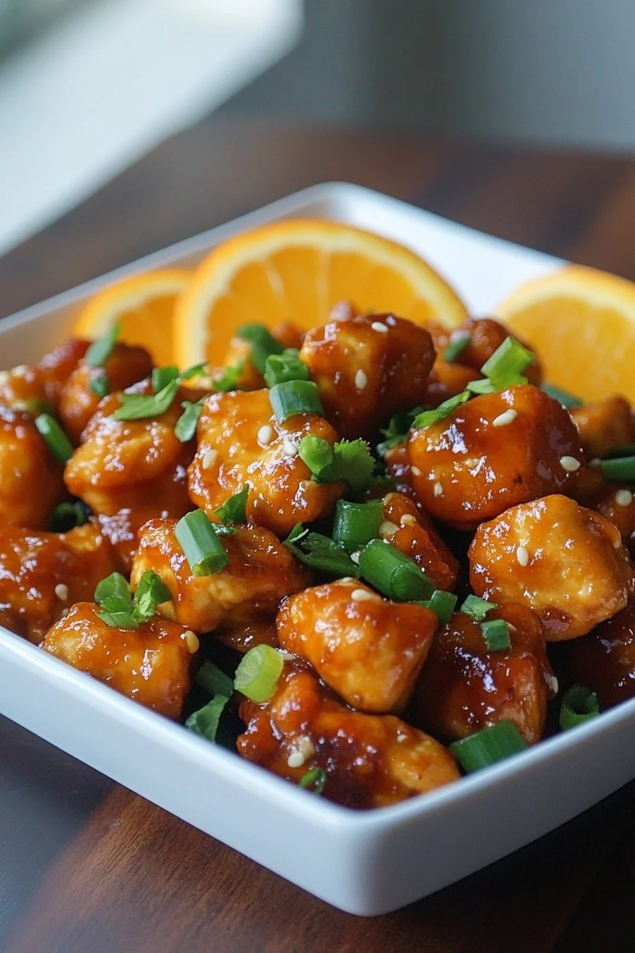 Vegan Orange Chicken (Tofu)