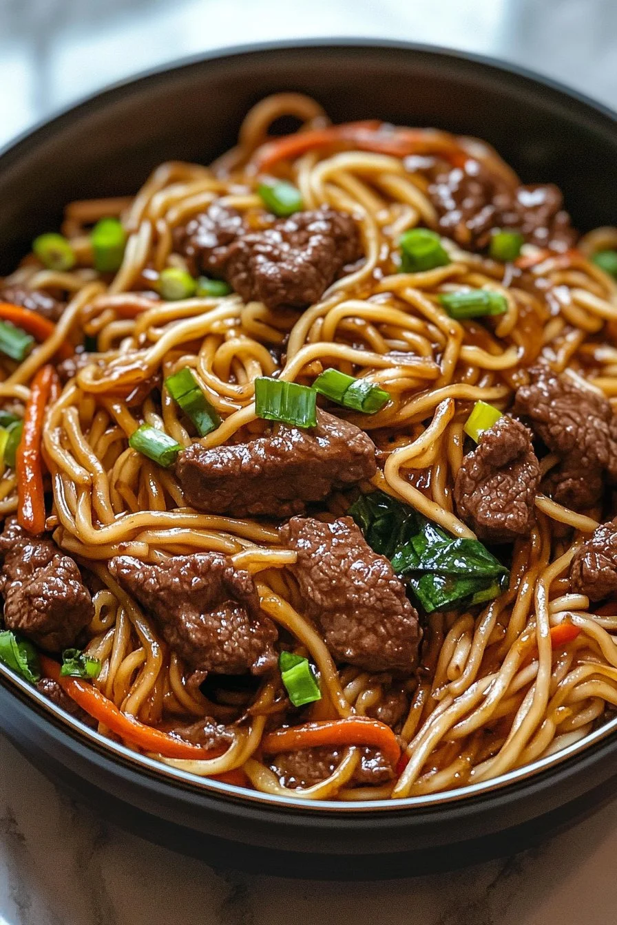 Beef Lo Mein Recipe
